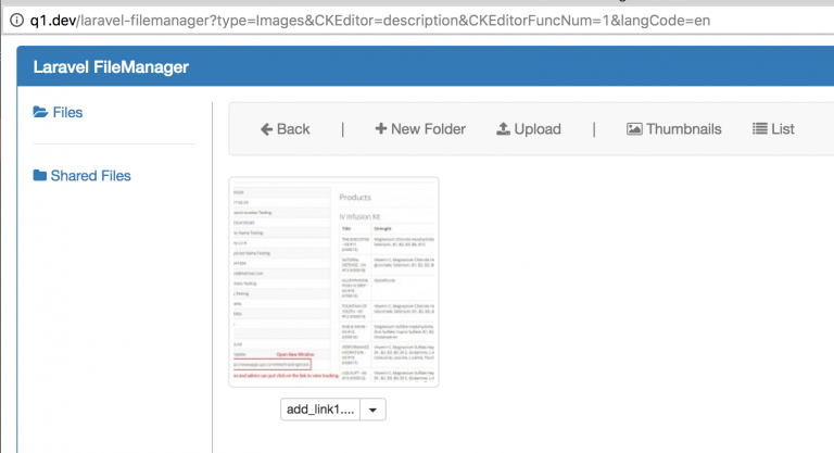 New in QuickAdminPanel: Upload Files to CKEditor with Laravel-Filemanager Package – Quick Admin ...