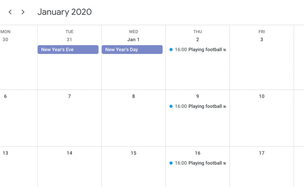 Laravel FullCalendar Create Edit Recurring Events Quick Admin Panel