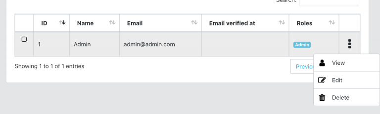 Laravel Datatables Edit/Delete Buttons: Hide Under JavaScript Dropdown – Quick Admin Panel